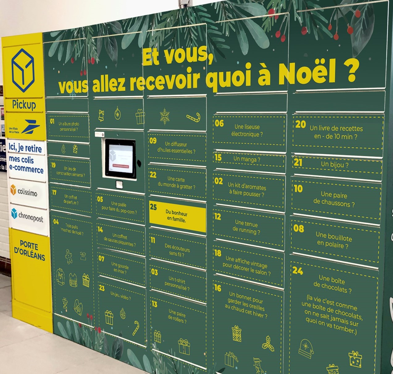 For Christmas, five Pickup connected lockers transformed into Advent ...