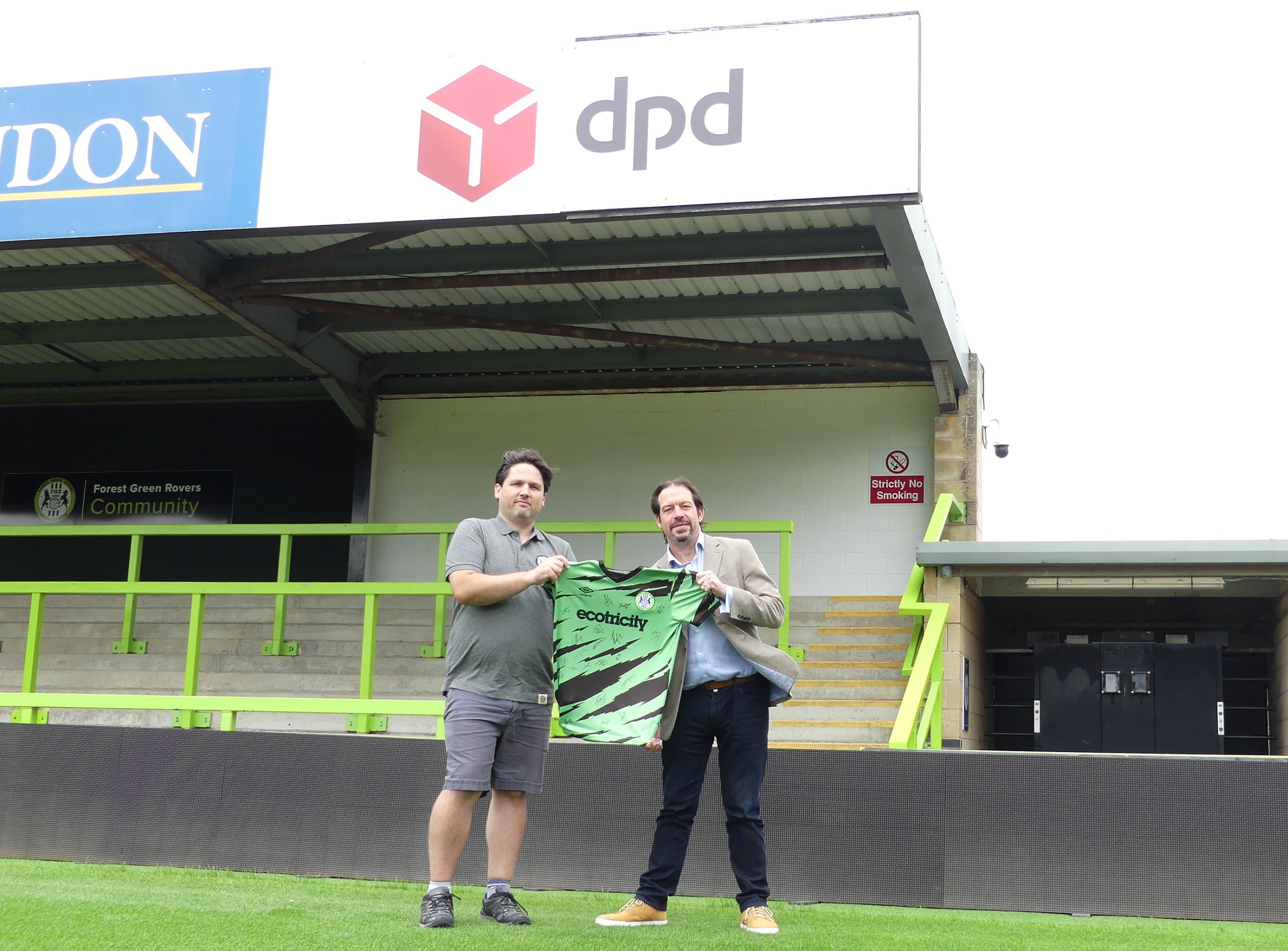 DPD UK Sustainability Director praises Forest Green Rovers for ...